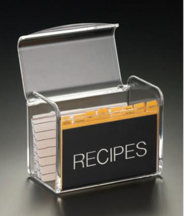 5x3 Recipe Box (With Recipe Cards) | Kitchenware, Tableware | Recipe ...